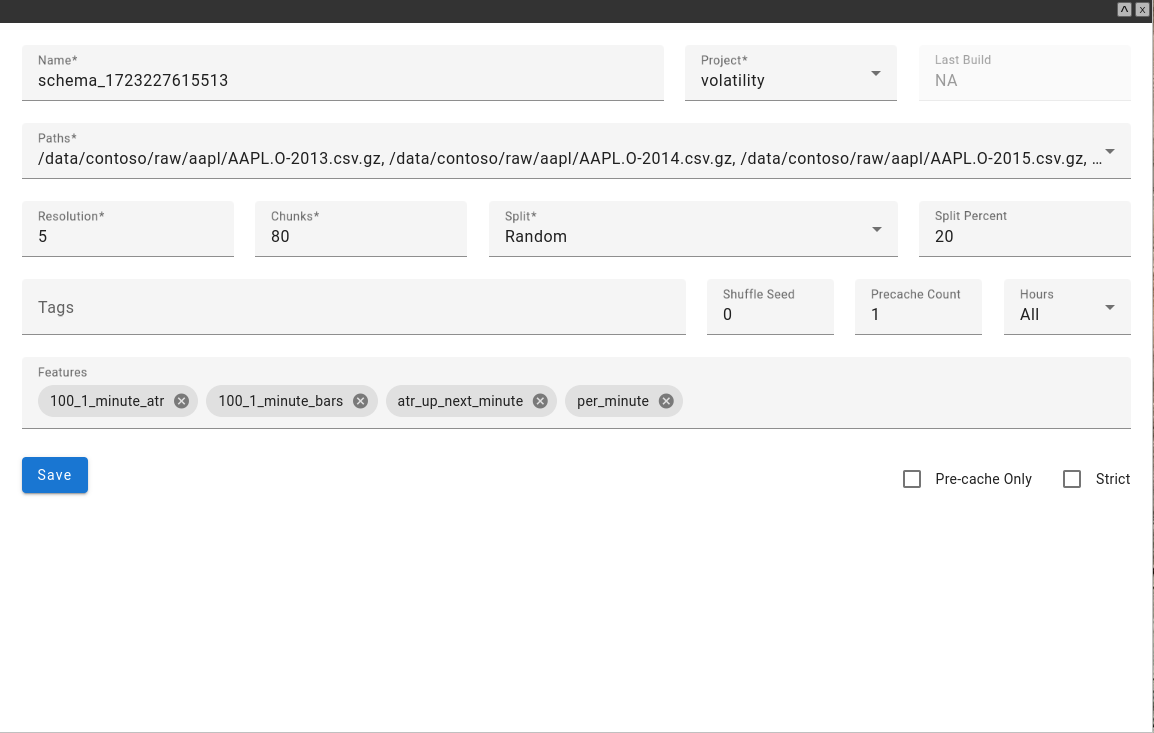 Walkthrough - Volatility Forecast - Documentation